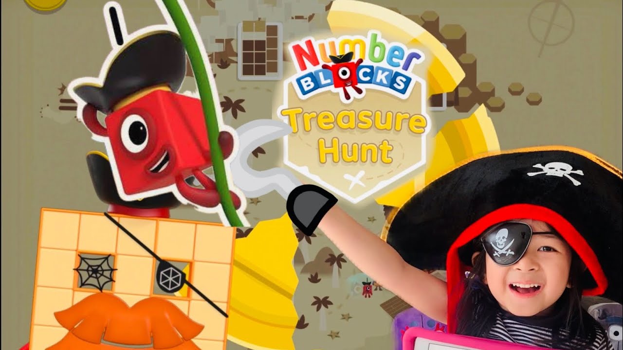 Learn Math with Pirate Gabby | Numberblocks Treasure Hunt Gameplay ...