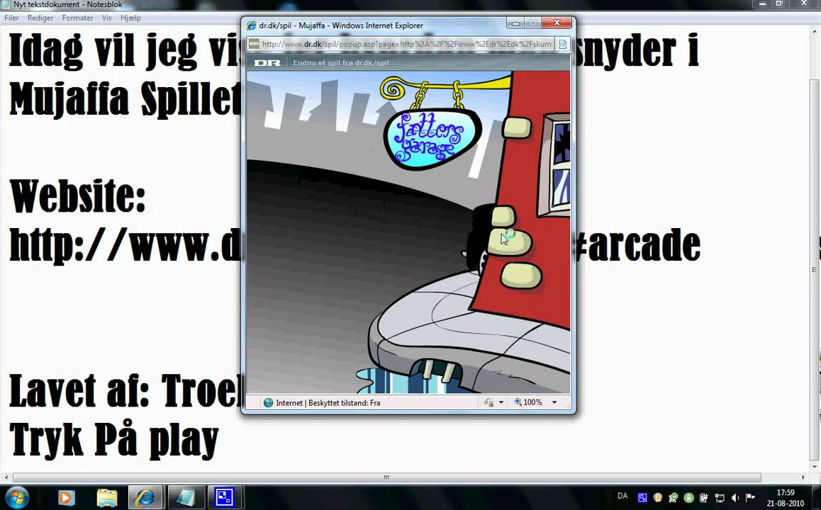 Hvordan Man Snyder I Mujaffa Spillet dr.dk (DANSK) - YouTube