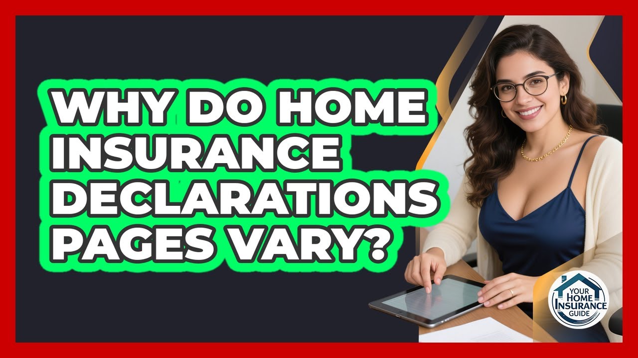 Why Do Home Insurance Declarations Pages Vary? - Your Home Insurance ...