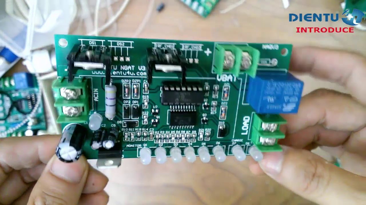 [Hướng dẫn] Mạch nạp ắc quy tự ngắt V3 - Điện tử 4U - YouTube