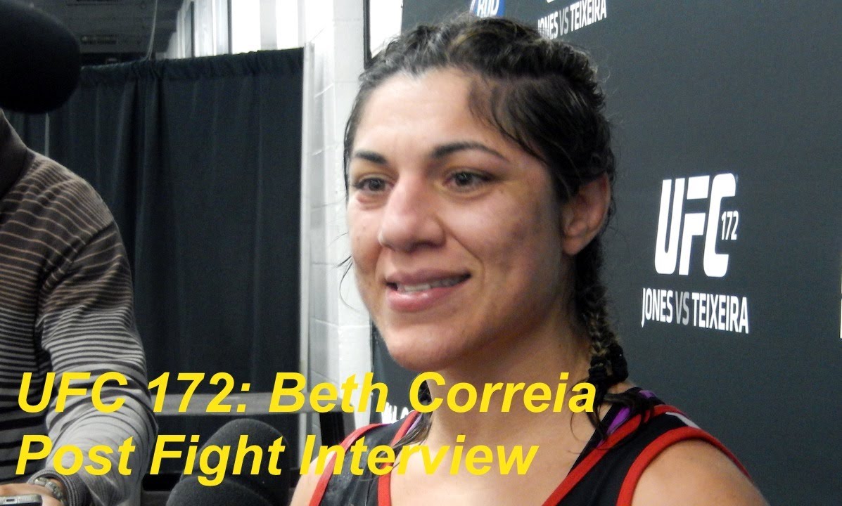 UFC 172: Bethe Correia Post Fight Interview - YouTube