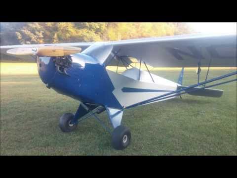 Taylor E-2 Cub, First Flight - Ken Cassens - 10/03/14 - YouTube