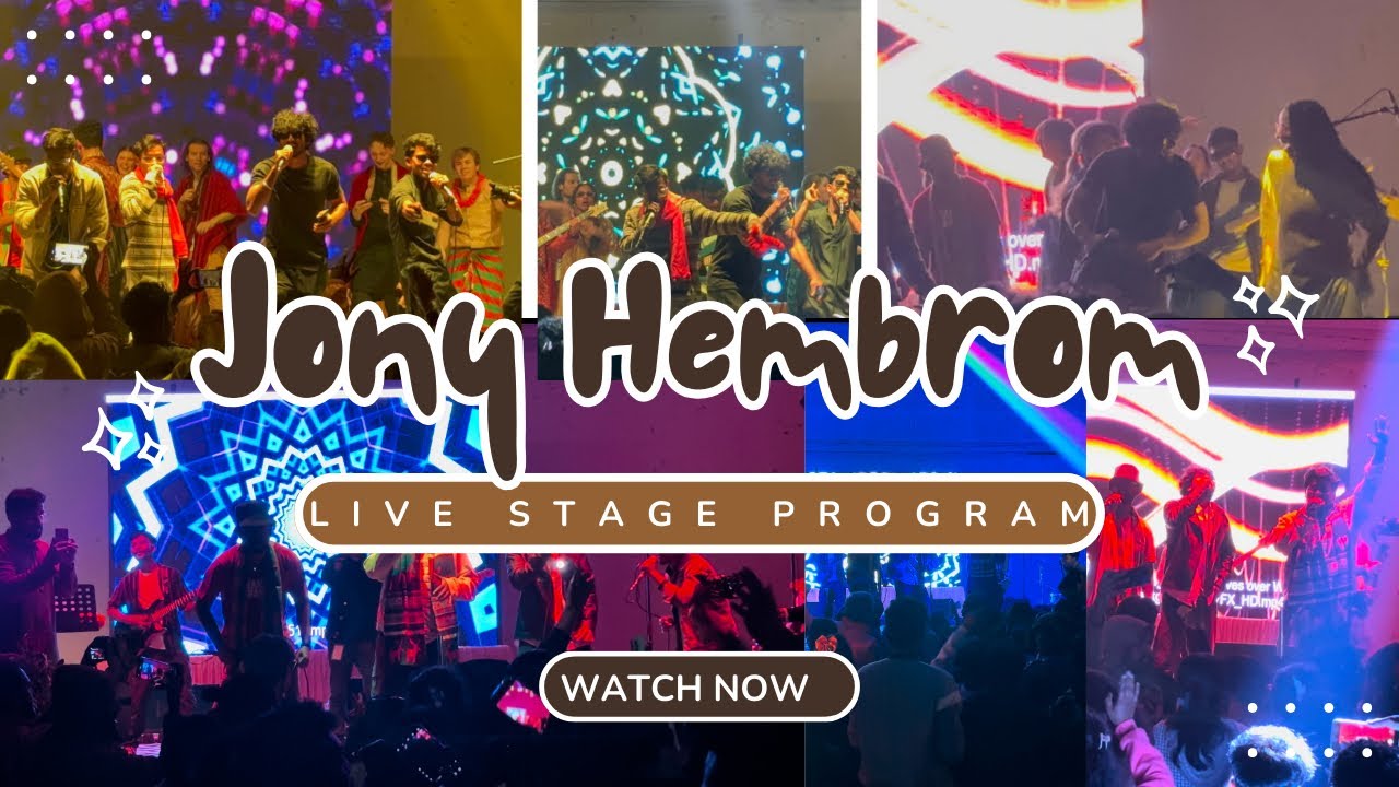 Jony Hembrom Ka Live Stage Program Indoor stadium Dumka 2025 @KiskuVloggers - YouTube