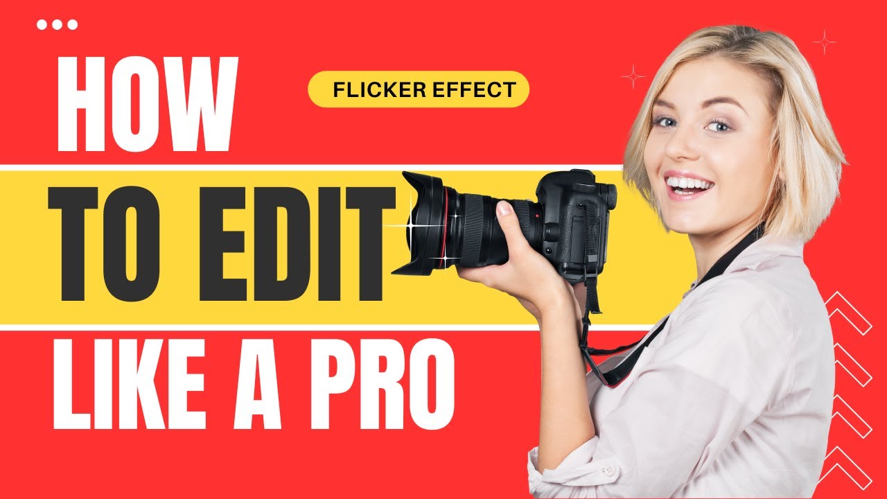 Flicker Effect ( How to use for your video edditing ) - YouTube