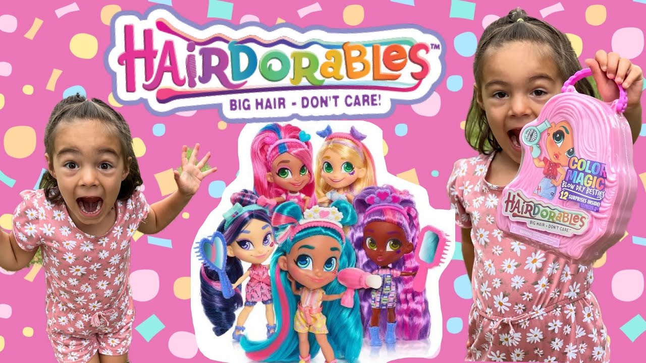 Hairdorables Color Magic Blow Dry Besties | Blind Box Doll Unboxing and ...