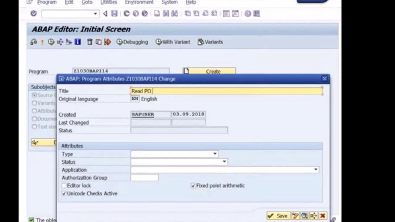 Business Application Programming Interface tutorials Part 8 - YouTube