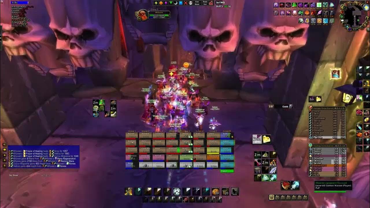 WoW-Classic Era-Firemaw "ACTIVE" (Naxx speed run) Priest POV - YouTube