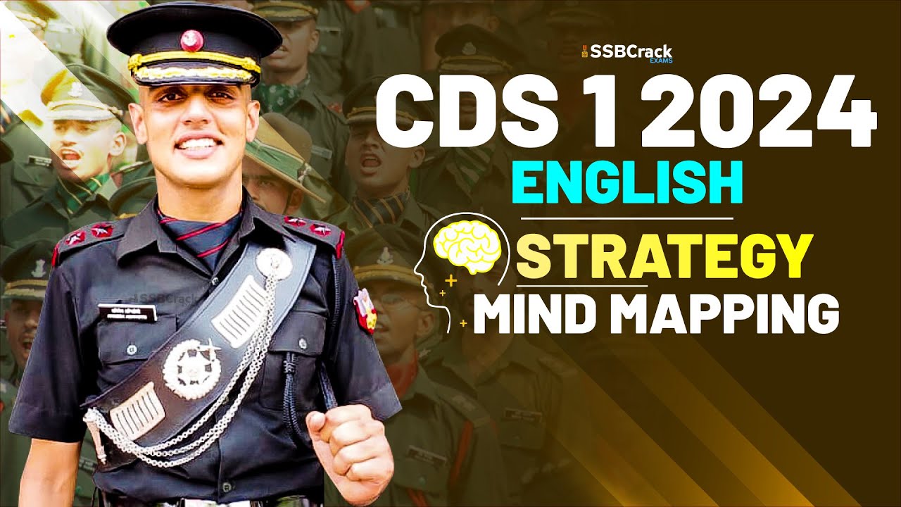CDS 1 2024 Exam English Complete Strategy & Mind Mapping - YouTube