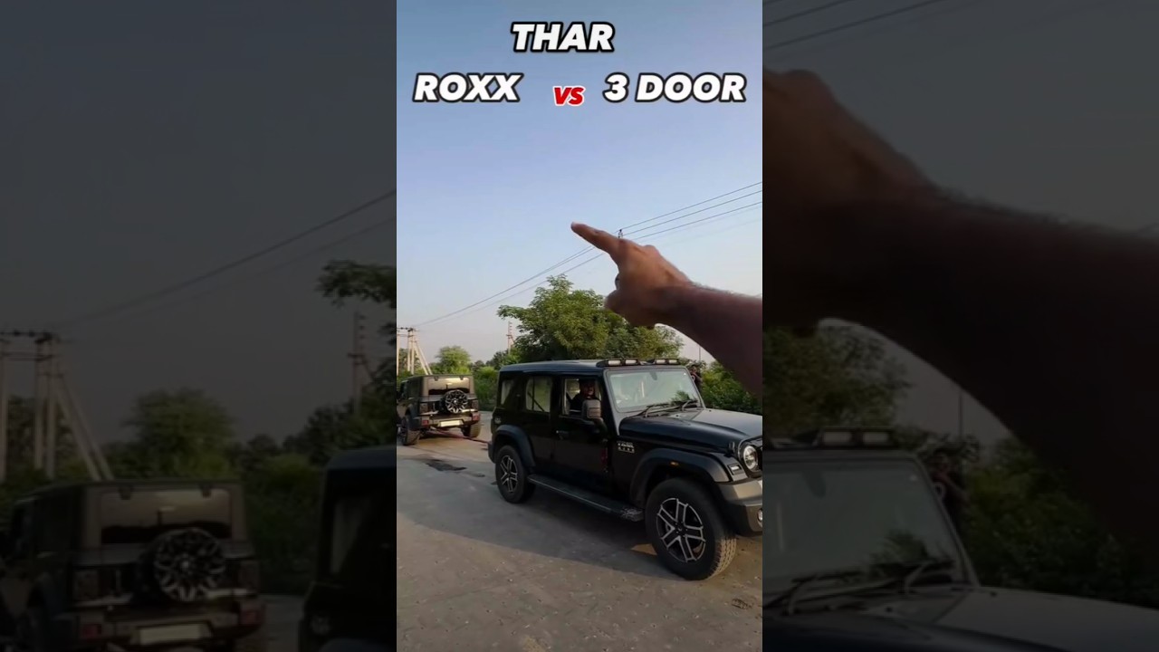 Rocks vs three Dor Thar 💪#trending #trendingshorts #tharlover #thar ...
