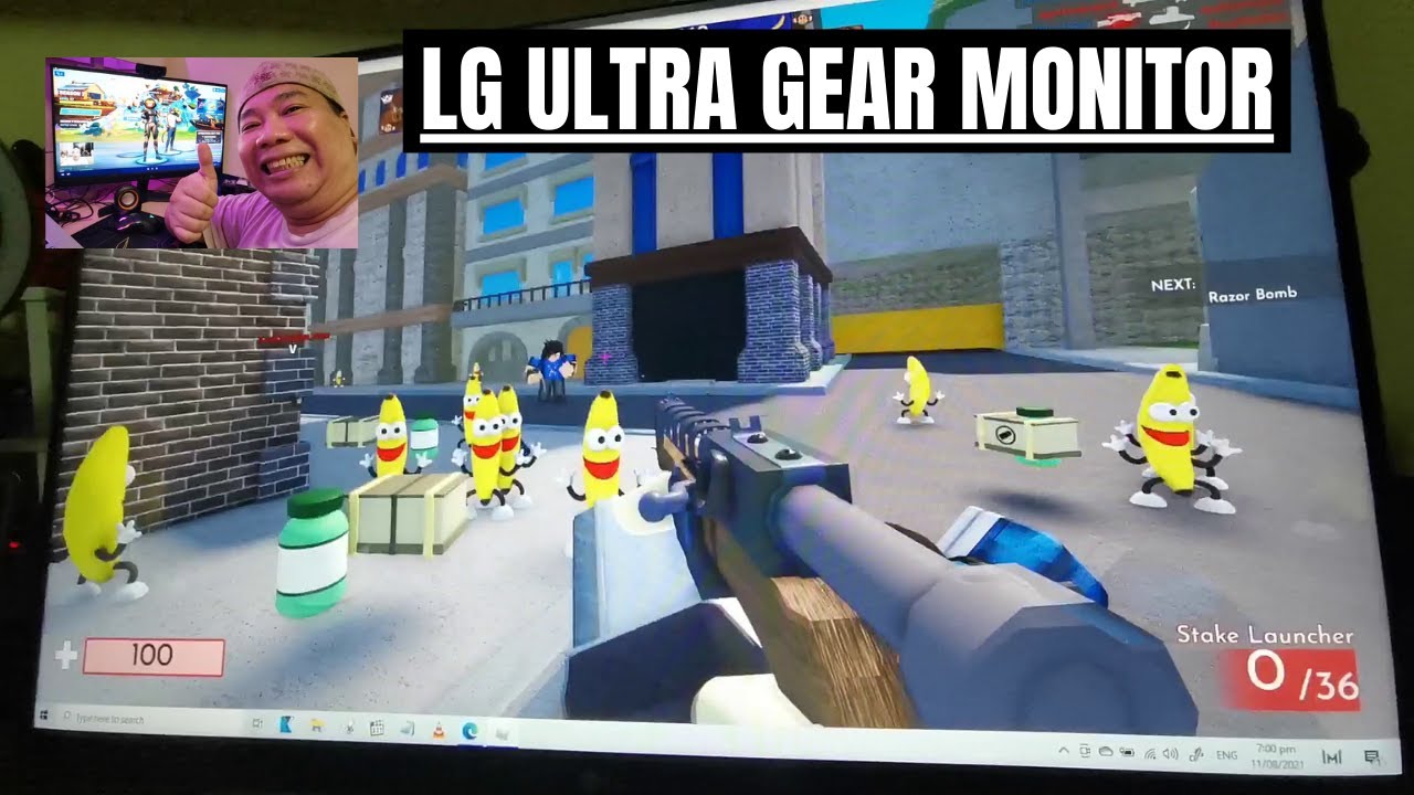 LG ULTRA GEAR GAMING MONITOR - ROBLOX ARSENAL - GAME TEST - YouTube