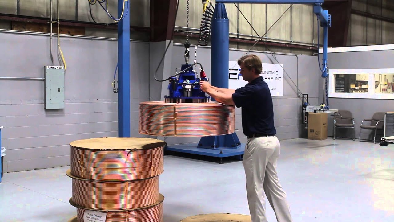 450 Pound Copper Coil ID Gripper Tool - YouTube