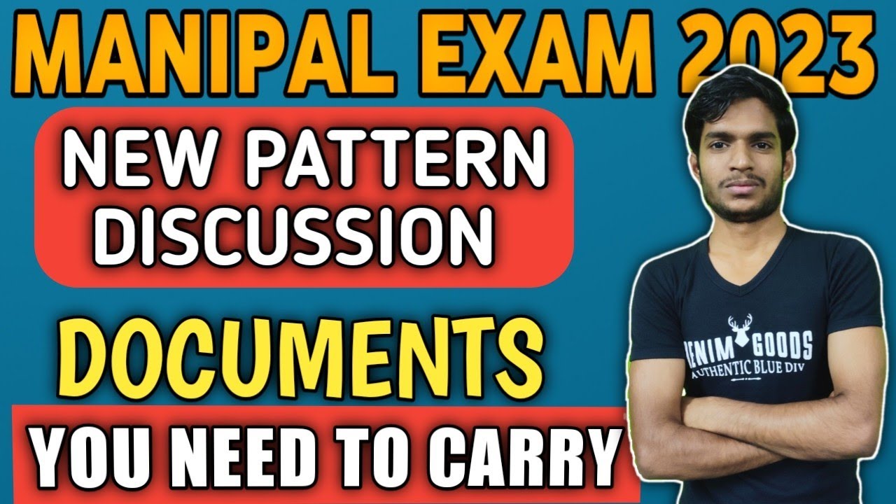 Last tip and trick for manipal exam 2023 || New exam protocol , New ...