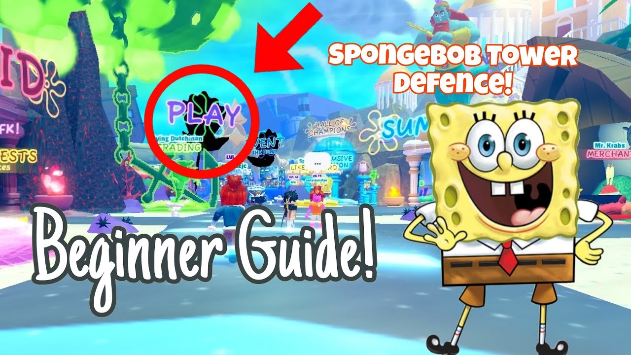 SpongeBob Tower defence [BEGINNER FULL GUIDE] - YouTube