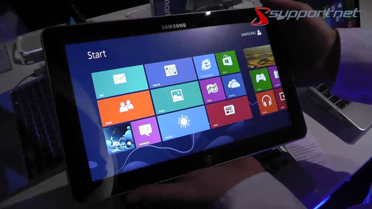 Hands on zum Samsung Ative Smart PC Pro direkt von der IFA 2012 - YouTube