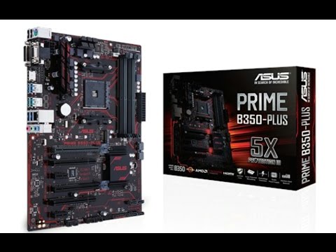 New!!!Asus PRIME B350 PLUS AMD AM4 ATX Motherboard  Analysis