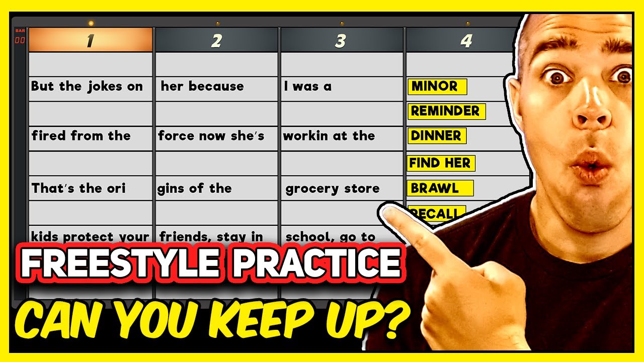 Freestyle Rap Challenge (For All Levels) - The Grocery Store Brawl ...