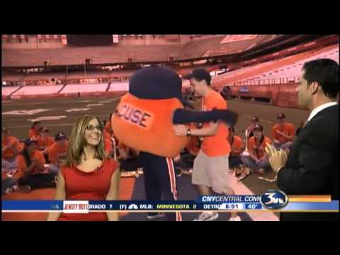 Lisa Spitz and Peter Hall dance with Otto the Orange - YouTube
