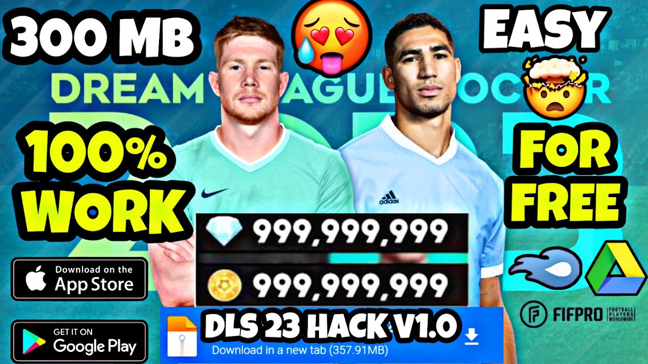 Dream League Soccer 2023 Hack unlimited money | download dls 23 mod apk ...