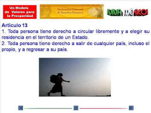 ARTÍCULO 13: DECLARACIÓN UNIVERSAL DE LOS DERECHOS HUMANOS - YouTube
