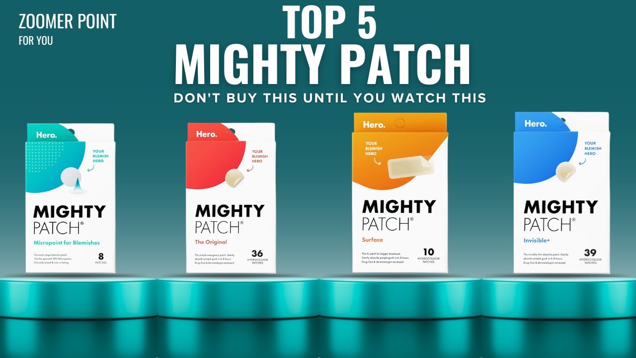 Top 5 Mighty Patch Acne Stickers on Amazon You Need Now - YouTube
