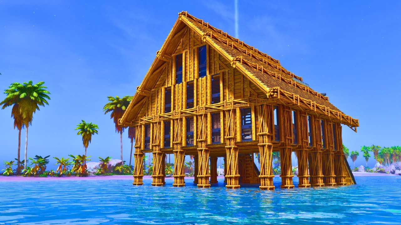 HOW TO BUILD A WATER HOUSE IN (ARK SURVIVAL ASCENDED)!!!!! - YouTube