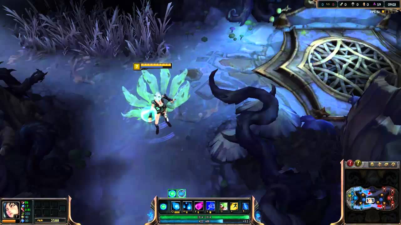 Custom Skin Spotlight: Cereus's Soul Eater Ahri, league of legends ...