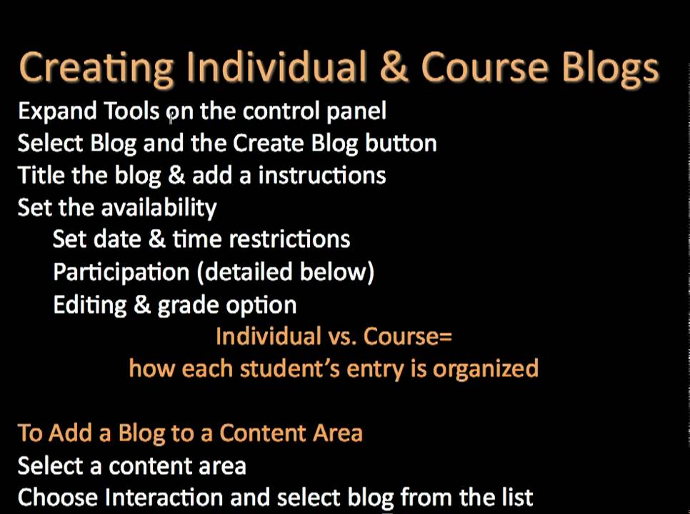 Blogs for Discussion & Reflection - YouTube