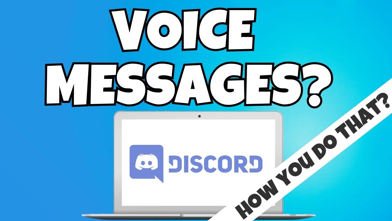 How to Send Voice Messages on Discord PC - YouTube