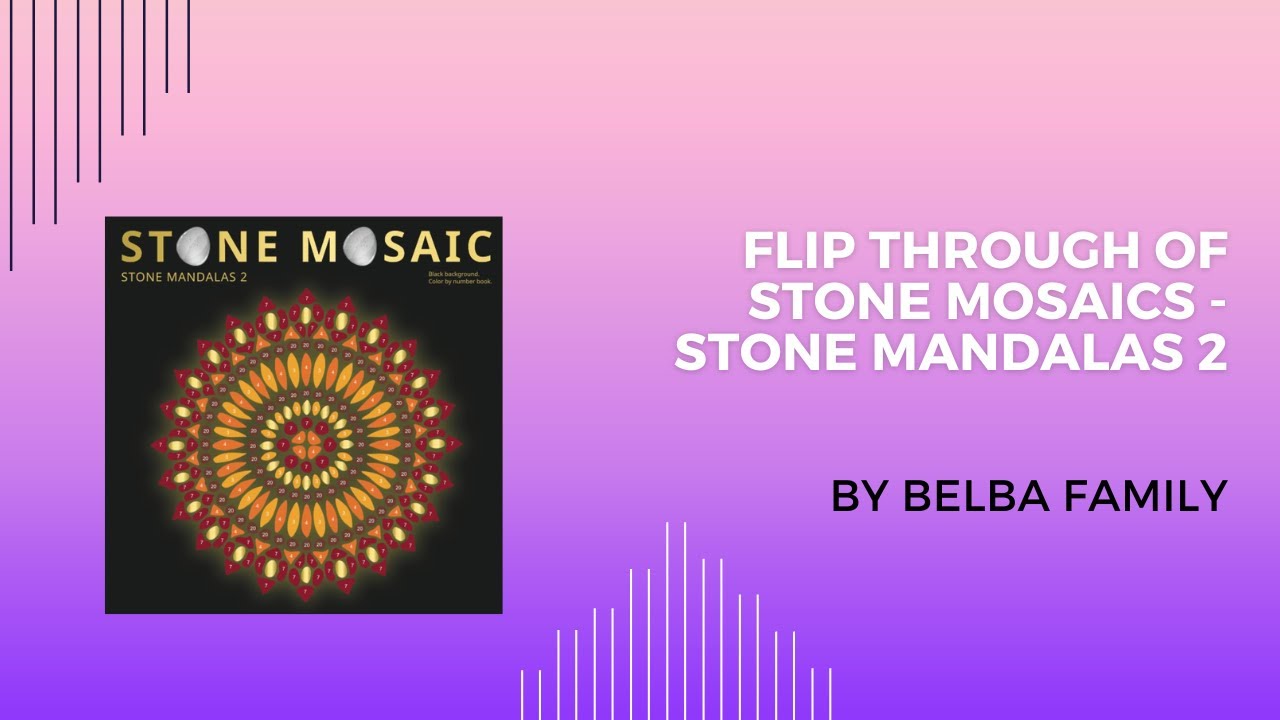 Flip Through of Stone Mosaics - Stone Mandalas - Volume 2 by Belba ...