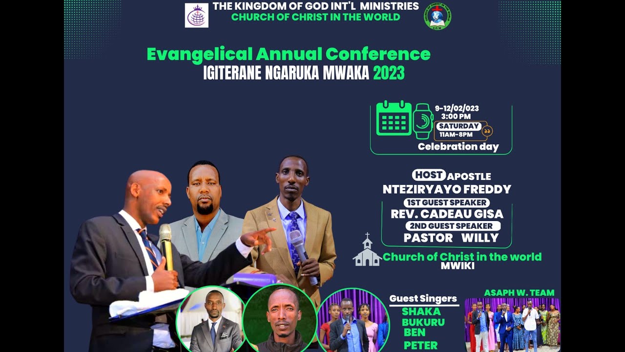 LIVE// EVANGELICAL ANNUAL CONFERENCE 12/02/ 2023 with REV CADEAU GISA ...
