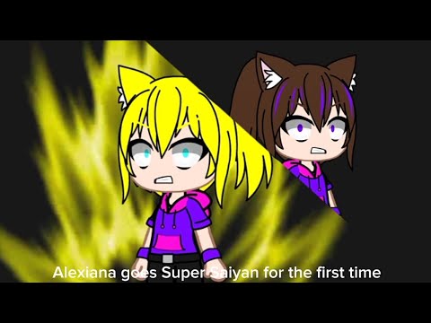 Alexiana goes Super Saiyan for the first time, (dbz Gacha club)