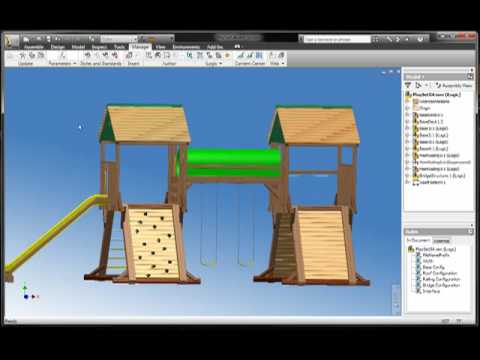 Autodesk Inventor iLogic Playset - YouTube