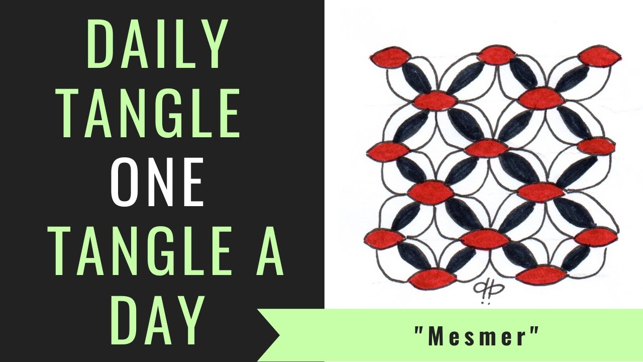 Daily Tangle - Mesmer |How to draw...| - YouTube