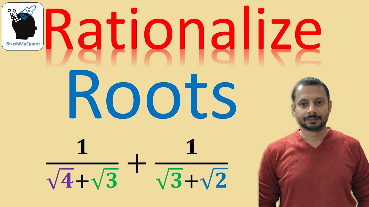 Rationalize Roots Conjugate BrushMyQuant conjugate 