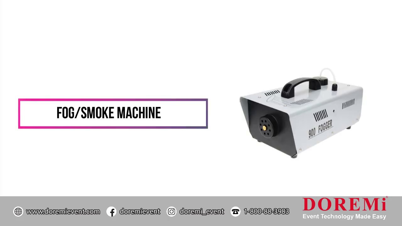 Special Effect | Smoke Machine for Stage Effect | DOREMi Event - YouTube