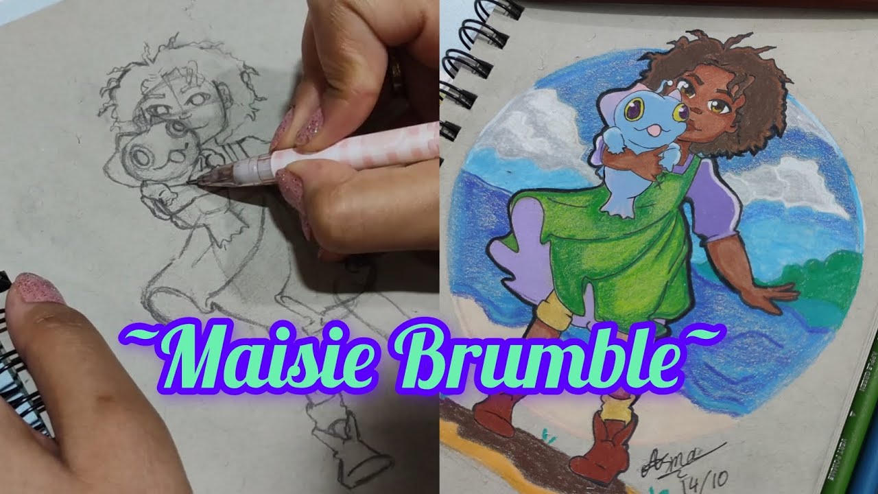 Drawing (Maisie Brumble) / the sea beast/ رسم (ميزي) فلم وحش البحر ...