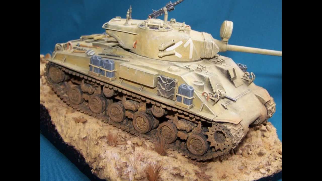 1/35 Dragon M50 Israeli Super Sherman Samaria 1967 Six Day War - YouTube