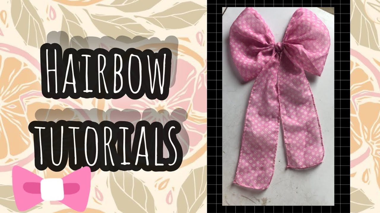 || hairbow tutorial || how to make hair bow || hair bow ||🎀🎀 - YouTube