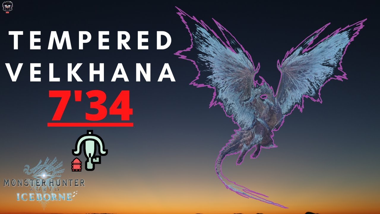 Tempered Velkhana Solo 7'34 | Monster Hunter World Iceborne - YouTube