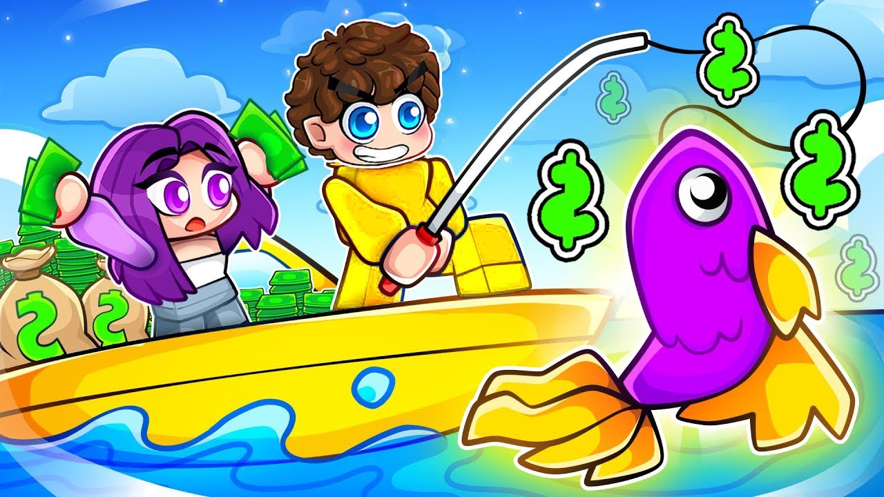 Luke ANGELT 27.985€ FISCH im Fischer Simulator in Roblox - YouTube