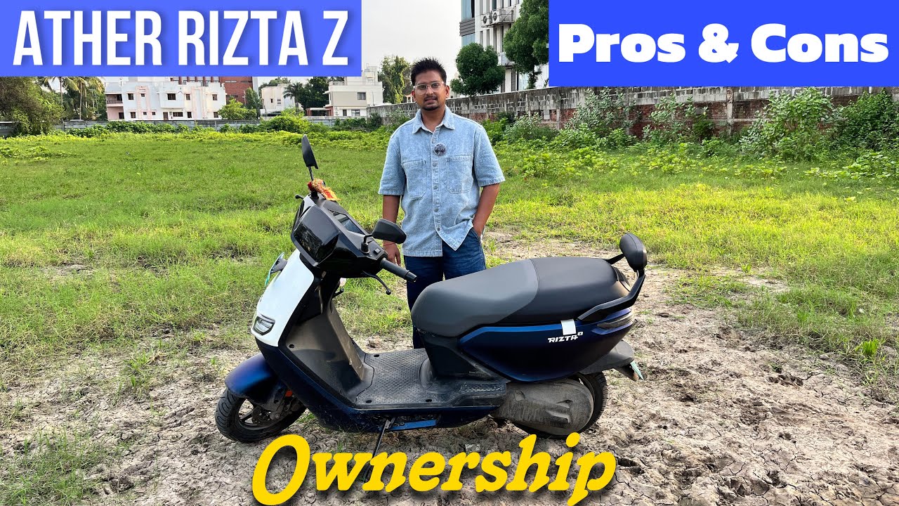 Ather Rizta Z 2.9 kWh – Most Detailed Ownership Review | Pros, Cons ...