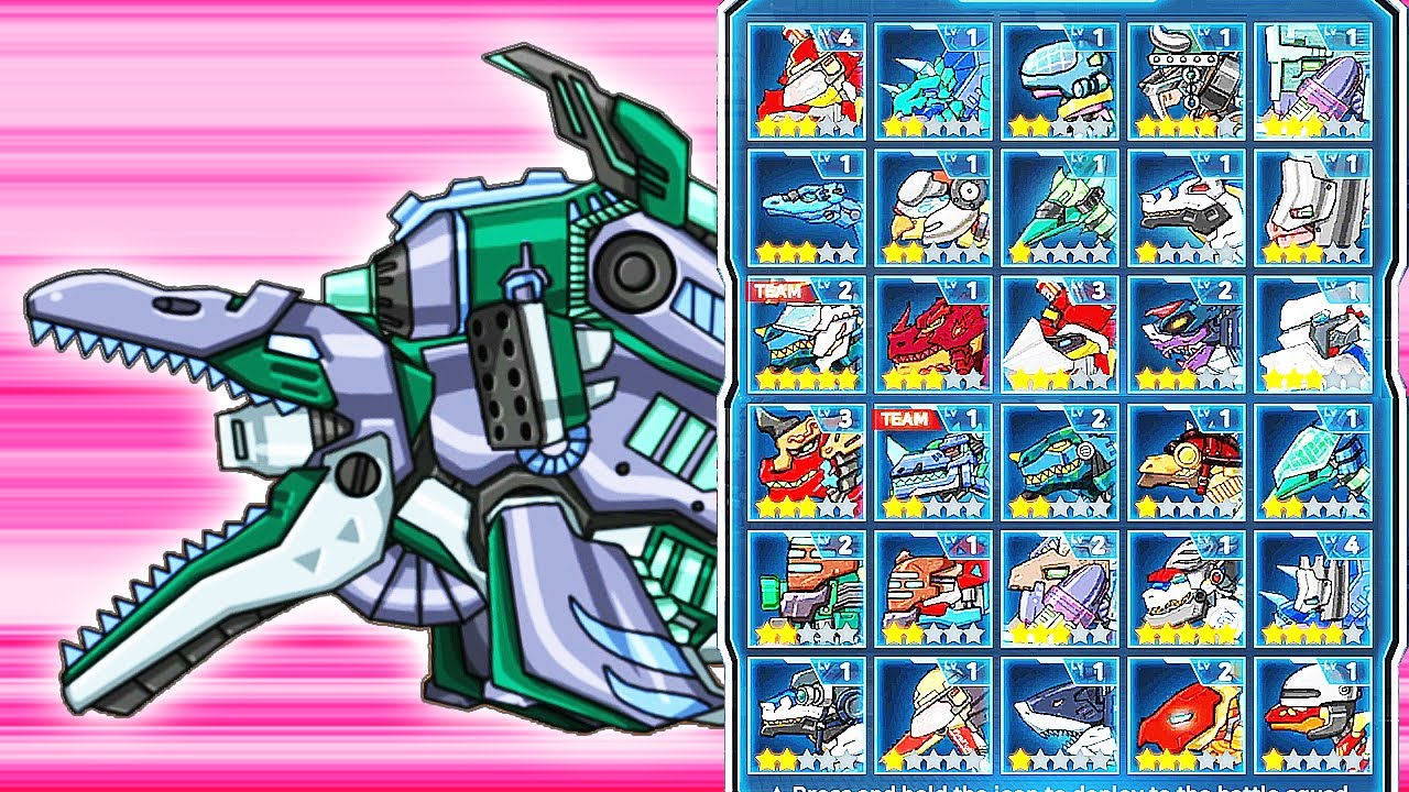 Team Mosasaurus - Dino Robot Battlefield | Eftsei Gaming - YouTube