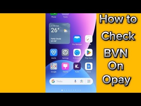 How to Check My BVN On Opay | How to Check BVN Number (Simple Steps) - YouTube