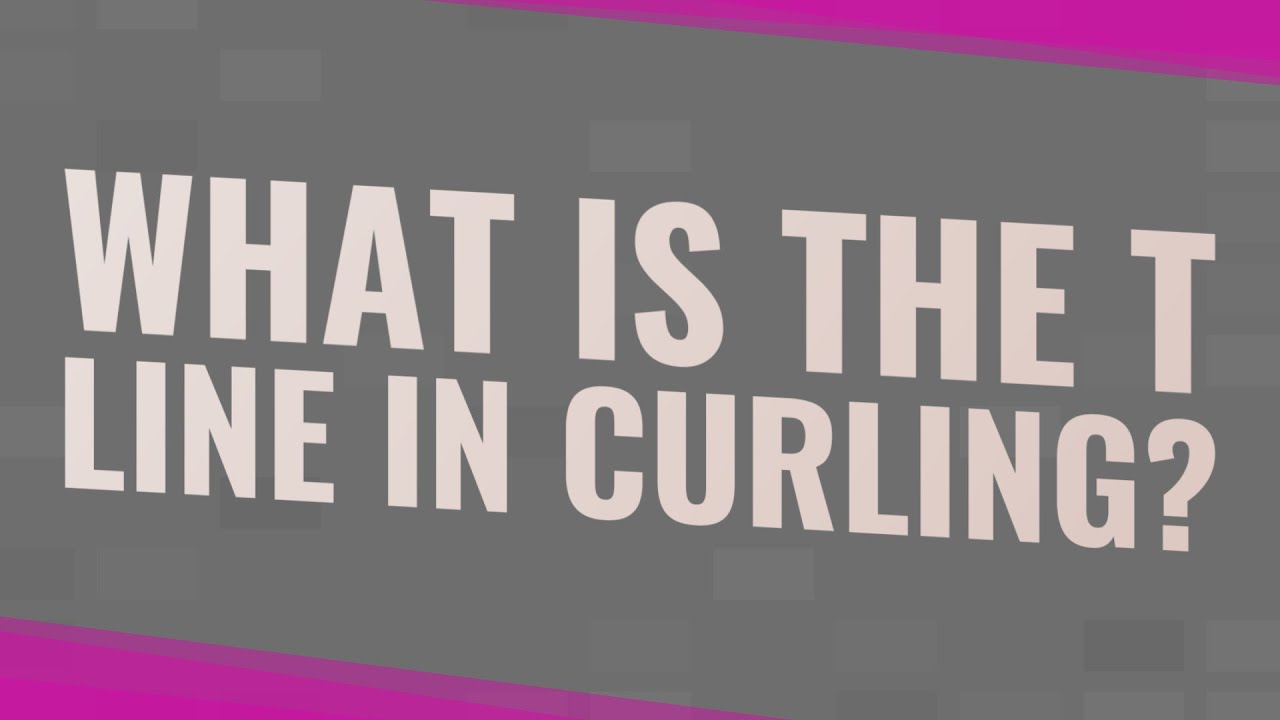 What is the T line in curling? - YouTube