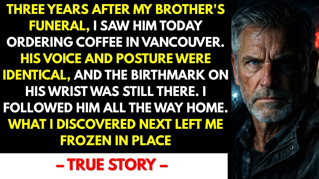 Three Years After My Brother's Funeral, I Saw Him at Tim Hortons in ...