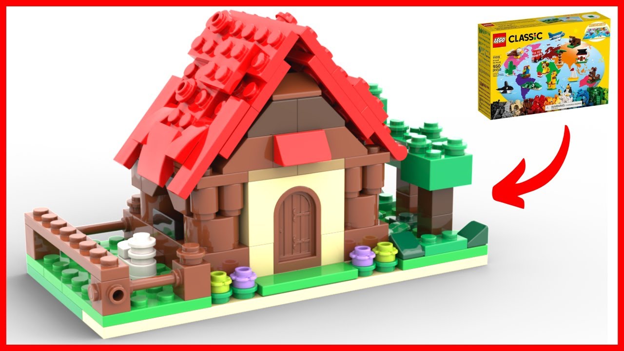How to Build a Farm House - Lego Classic 11015 - YouTube