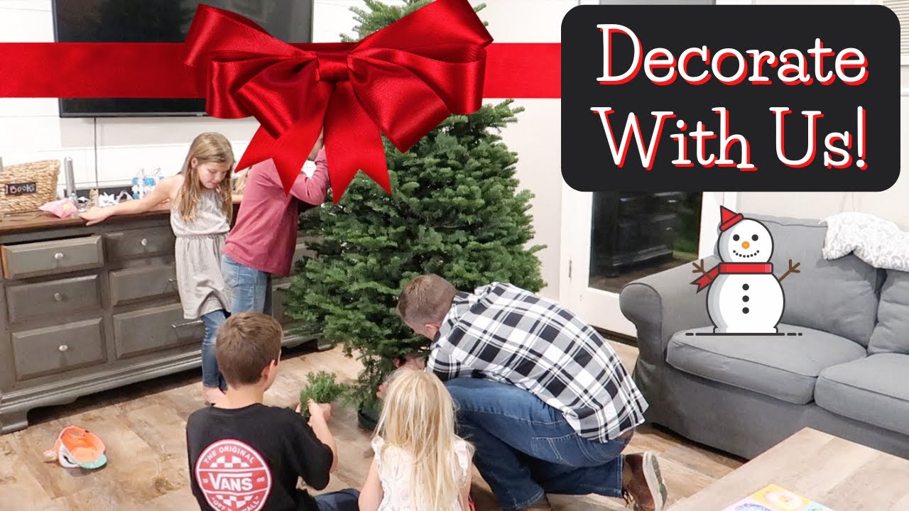 REAL LIFE CHRISTMAS DECORATING || AT HOME WITH JILL || DECORATE WITH ME ...