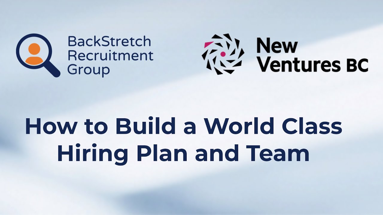 How to Build a World Class Hiring Plan and Team Workshop - YouTube