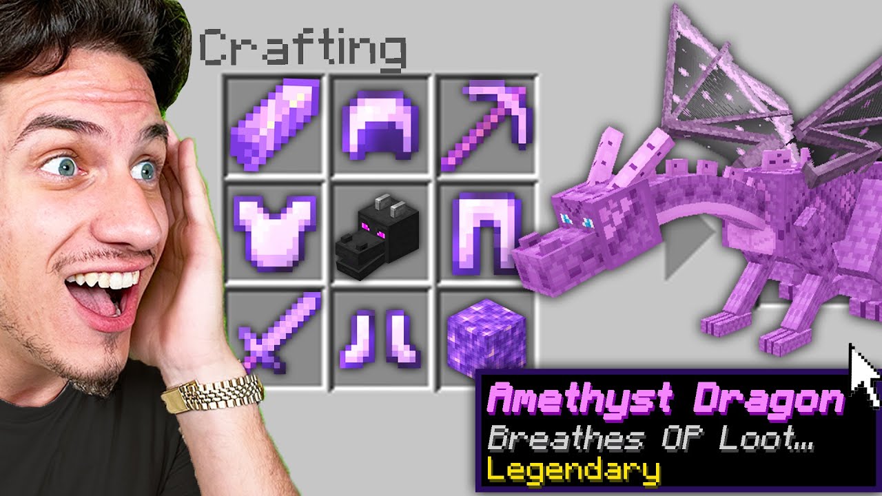 Minecraft, But You Can Craft Custom Dragons - YouTube