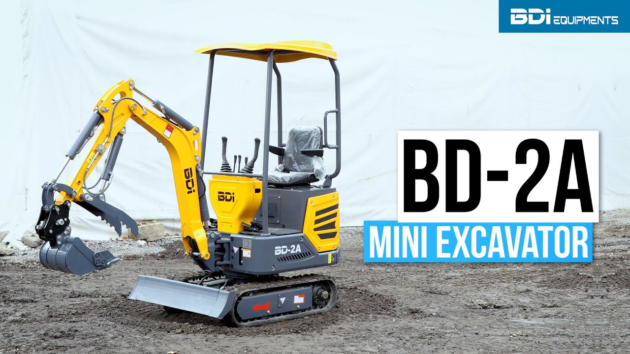 BDI Equipments | Mini Excavator BD-2A Back in Stock! Test Drives ...